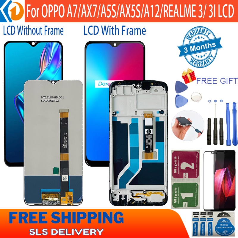 Original For OPPO A7 / AX7 A5S CPH1909 / A12 / REALME 3 /REALME 3I ...