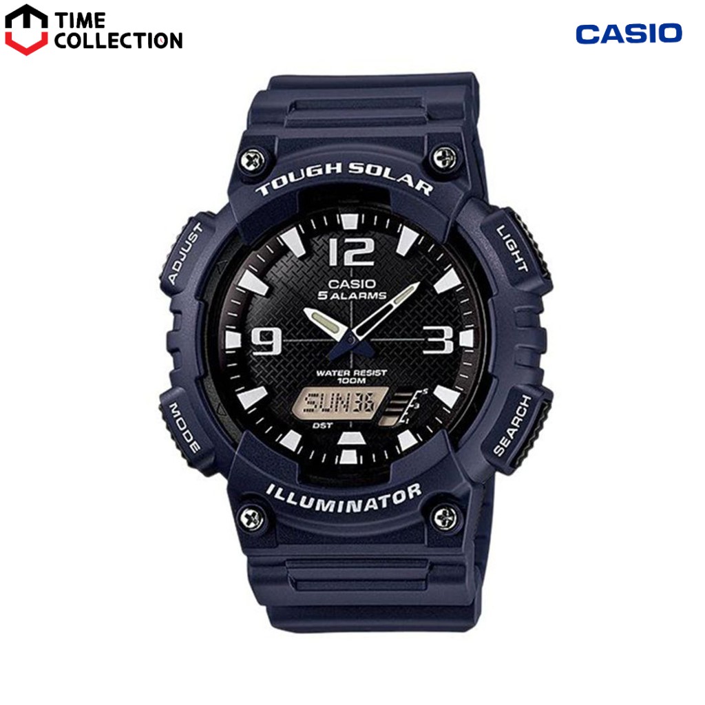 Casio AQ-S810W-2A2VDF Digital Analog Rubber Strap Solar Watch For Men | Shopee Philippines