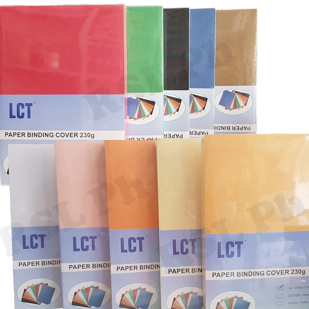 Paper Binding Cover Morocco Board 230 gsm Book Cover A4 Short Long ...