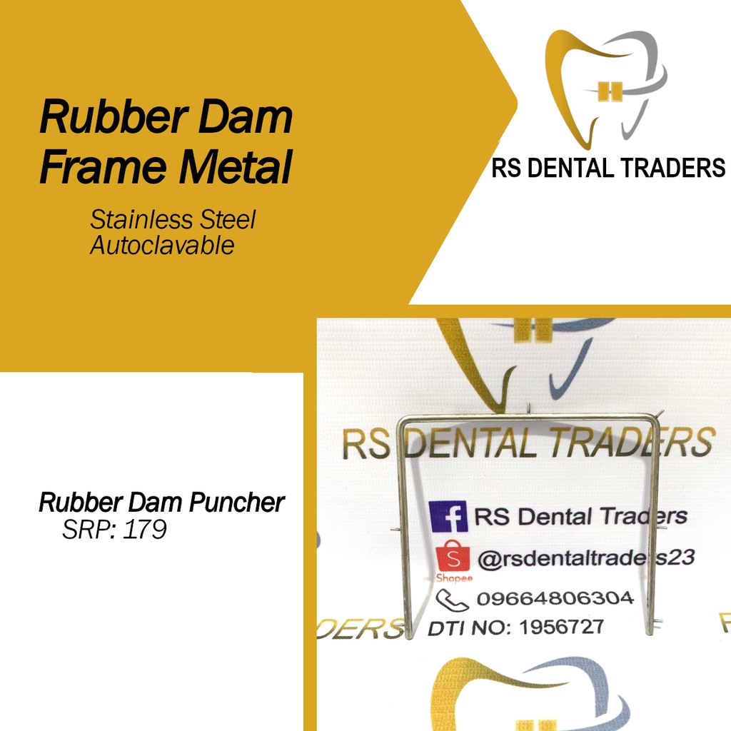 Rubber Dam Frame - Autoclavable Stainless Steel | Shopee Philippines