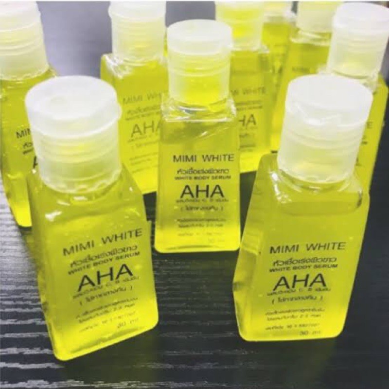 Mimi White AHA Serum Body Whitening Serum Booster | Shopee Philippines