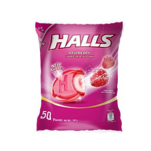 Halls Raspberry Flavored Center-Filled Candy 50 x 2.8g | Shopee Philippines