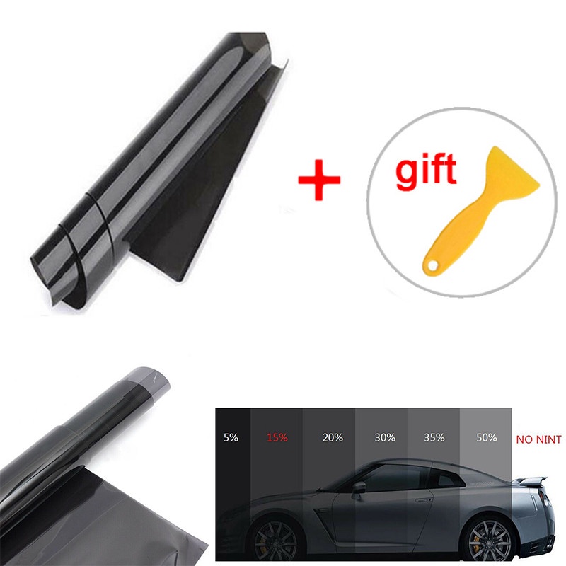 Dark Smoke 15% Car Casement Tint Roll 1m X 50cm Film Tinting + Dty ...