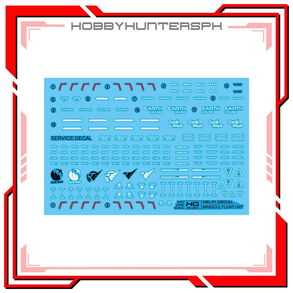 Delpi Decal HG Mirasoul Flight Unit Waterslide Decals | Shopee Philippines