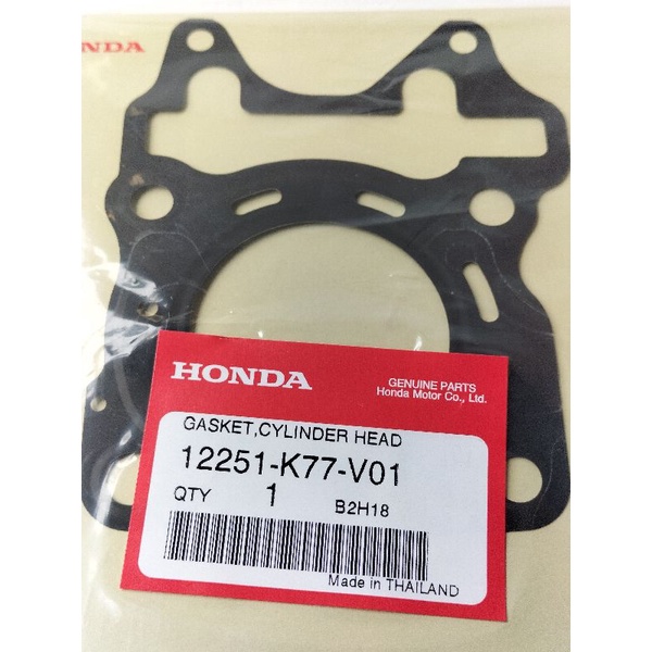 GASKET CYLINDER HEAD CLICK 125i/150i V1/V2 & PCX150 ( 12251-K77-V01 ) | Shopee Philippines