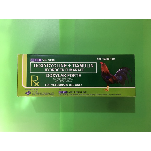 Doxylak Forte Tablet For Gamefowls Sold per Box (100pcs) | Shopee ...