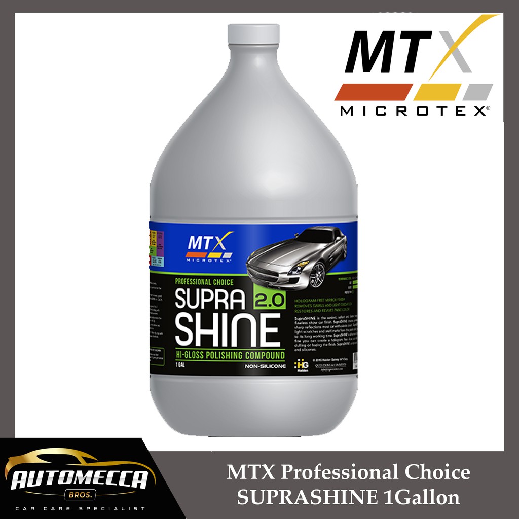 MTX Professional Choice SupraSHINE | Supra Hi-Gloss Polishing Compound ...