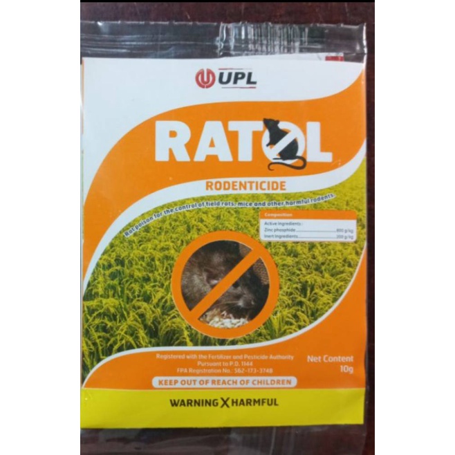 RATOL (ZINC PHOSPHIDE) - RACUMIN / RAT POISON / RAT KILLER ...