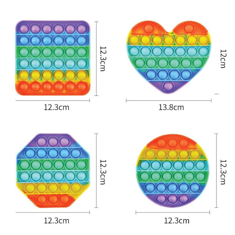 POP IT / POP IT RAINBOW UNICORN PUSH FIDGET / POP ITS FIDGET TOY / POP ...