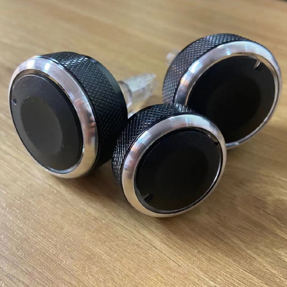 3pcs/set Car Air Conditioning Aircond Knob Aluminium Alloy for Perodua ...