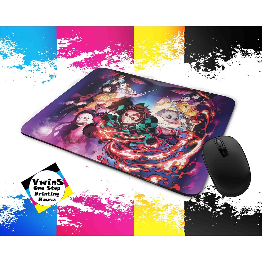 Demon Slayer Kimetsu no Yaiba Anime Design Mouse Pad! Mousepad Part 4 ...