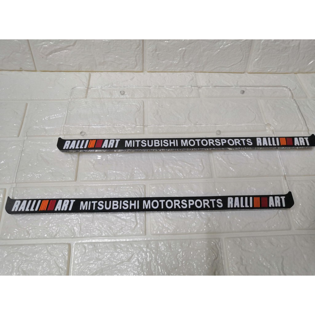 RalliArt Plate Cover | Shopee Philippines