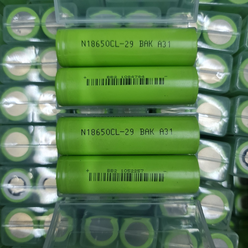 1 PC BAK 3000mAh 2900mAh 18650 Battery, 9A, 3.7V, Grade A Lithium ion ...