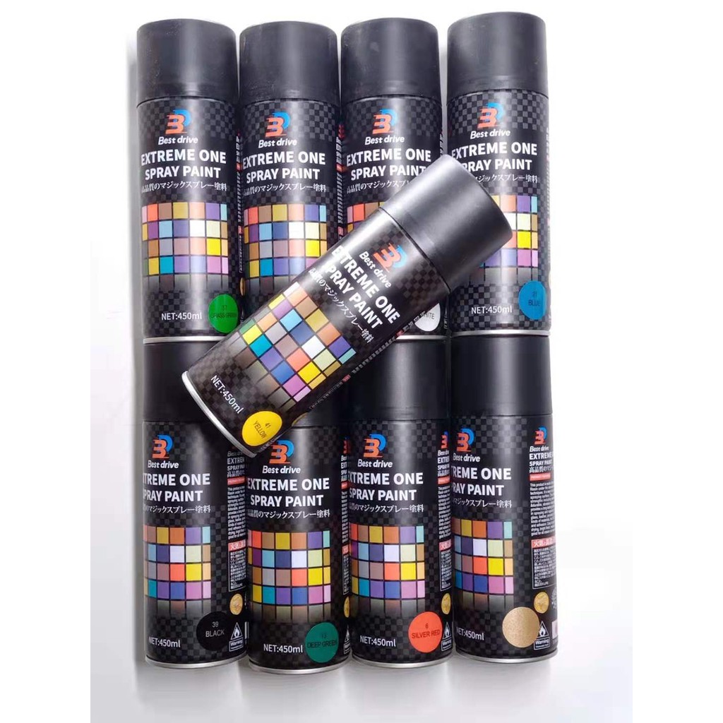 EXTREME ONE SPRAY PAINT 450ml For Motorcycle COD | Shopee Philippines