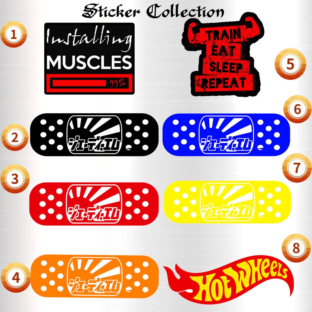 Stickers Decals Water Proof Fade Proof for Motorcycle / Car Sticker ...