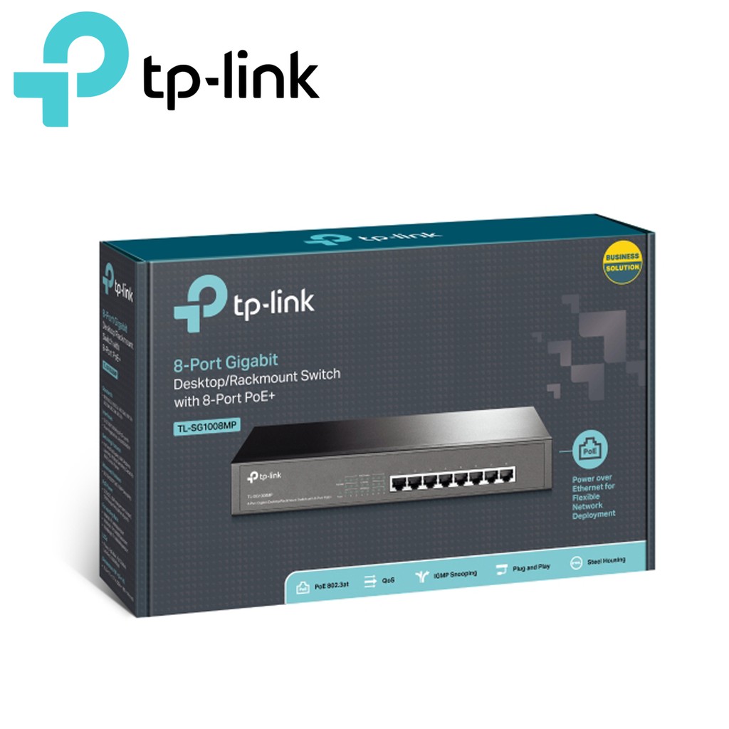 TP-Link TL-SG1008MP 8-Port Gigabit Desktop/Rackmount Switch With PoE+ ...