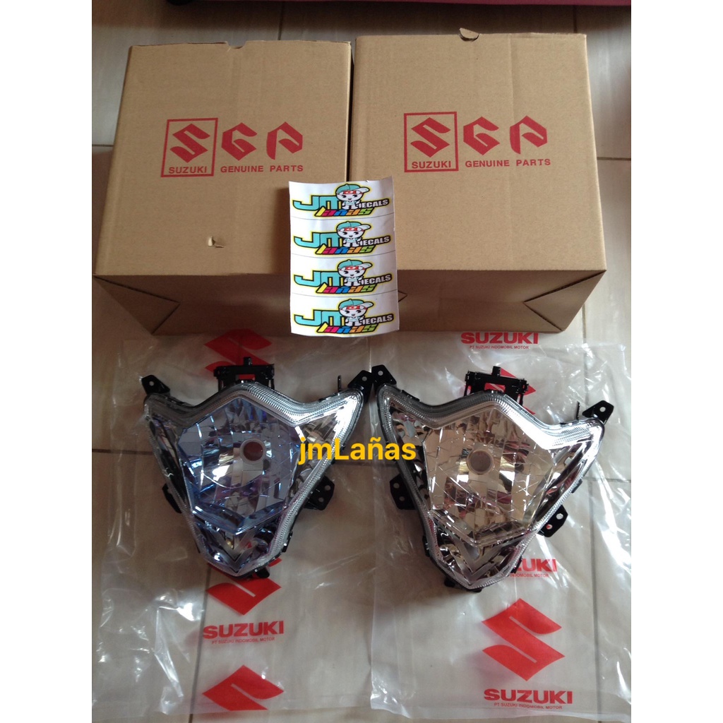 SGP bluish and clear headlight lens Raider 150 reborn Carbtype onLy ...