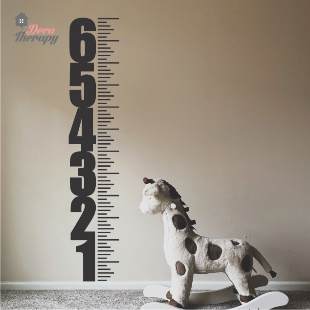 Height Chart Numbers Measurement Wall Sticker Decotherapy | Shopee ...