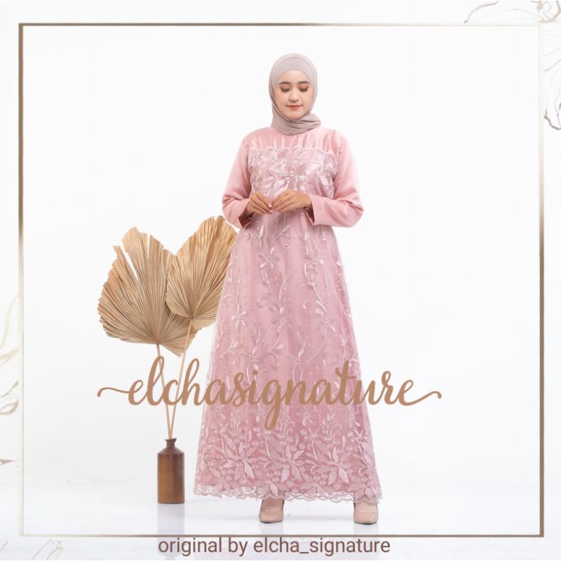 Aura dress by Elcha_signature outfit Invitations Invitation Eid dress ...