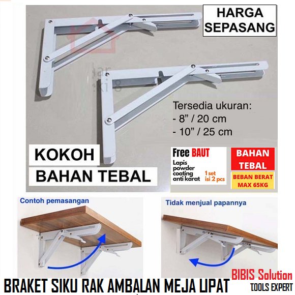 SIKU Folding Elbow Shelf Support Hinge Folding Table Shelf Bracket ...