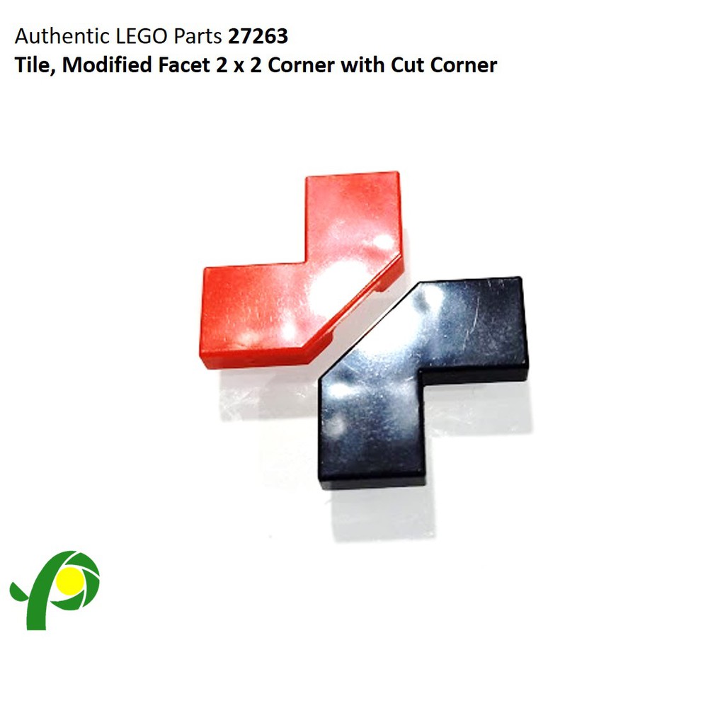 LEGO Parts 27263 Tile Modified Facet 2x2 with Cut Corner | Shopee ...
