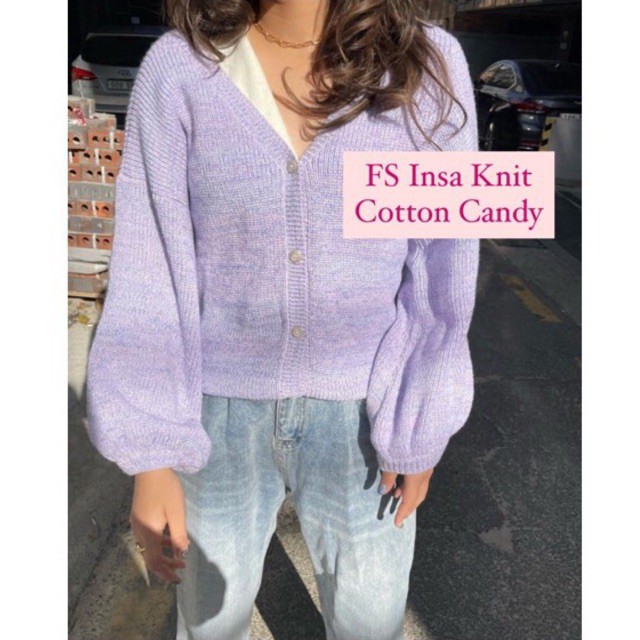 Ready Its Ninette Insa Knit Cotton Candy | Shopee Philippines