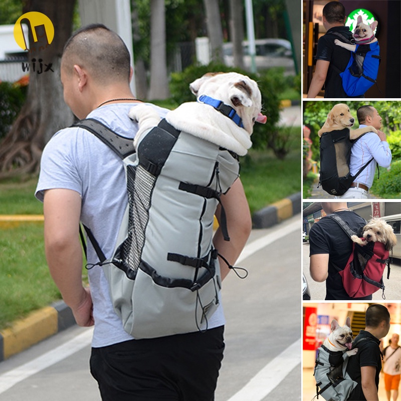 Adjustable Pet Dog Outdoor Travel Backpack For Hiking Cycling Carrier ...