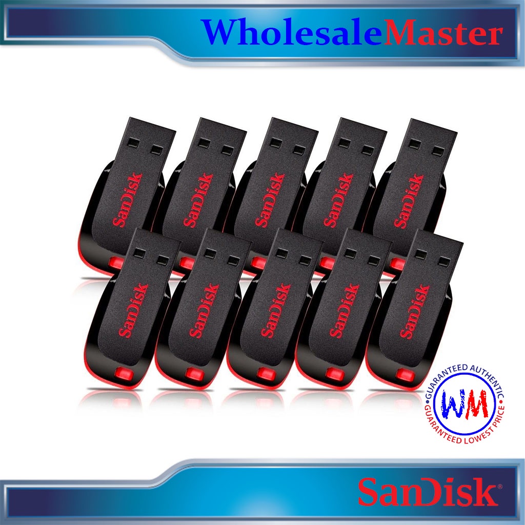 Sandisk Cruzer Blade 16GB USB Flash Drive Set of 10 | Shopee Philippines
