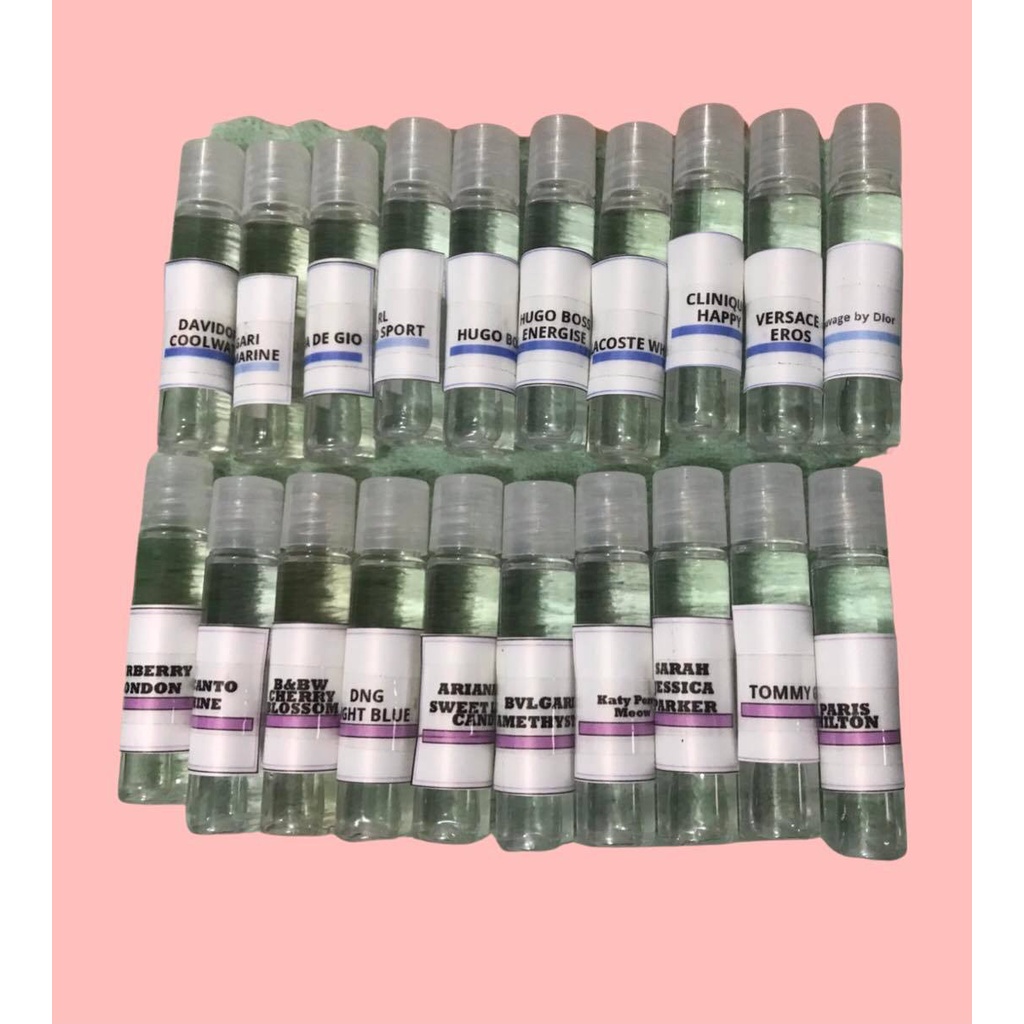 3ML Perfume Tester 25% oil based Perfume | Shopee Philippines
