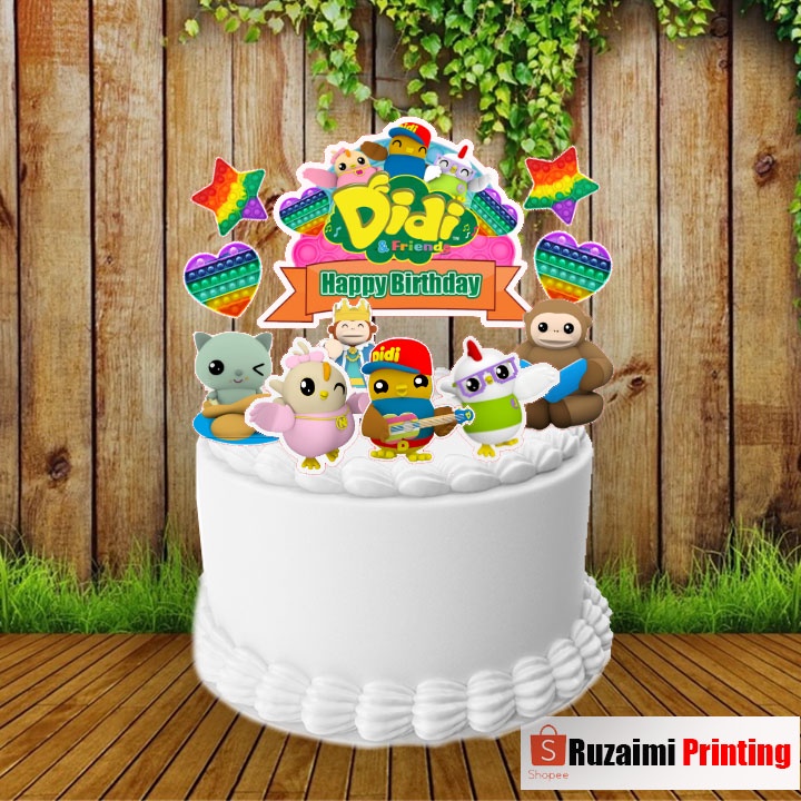 Didi and Friends Cake Topper 017 | Shopee Philippines