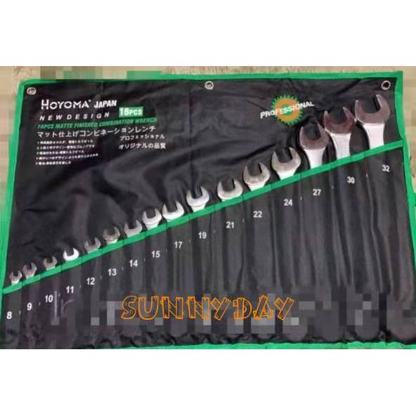 # HOYOMAJAPAN COMBINATION WRENCH 8-32MM 16pcs | Shopee Philippines