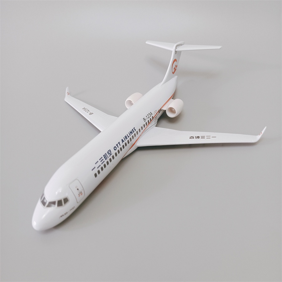 20cm Metal Alloy Plane Model Air China Eastern OTT Airlines ARJ ARJ21 ...