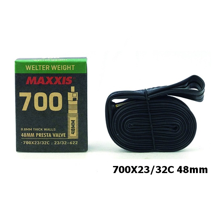 (Per Piece) Maxxis Bicycle Inner Tube 700 23/32C 48mm/60mm/80mm 33/50 ...
