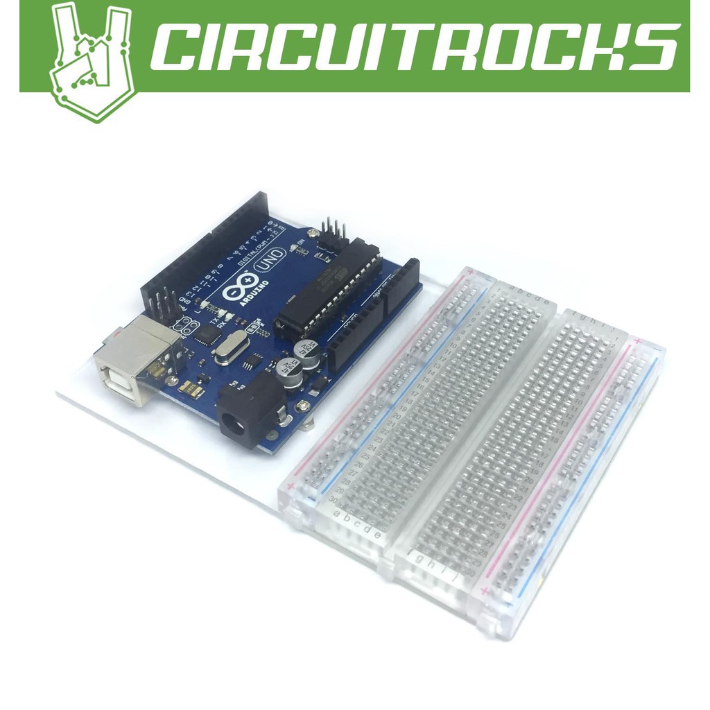 Uno R3 with USB Cable + / Breadboard Plastic Mounting Plate Rubber Feet ...