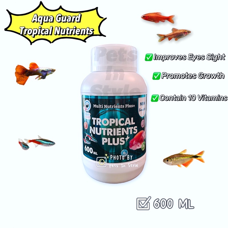 Aqua Guard Tropical Nutrients Plus (Small Fish Vitamin & Supplement) | Shopee Philippines