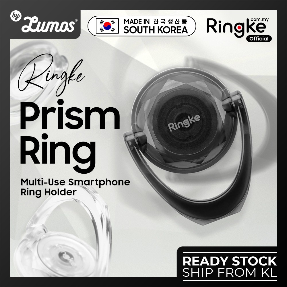 Ringke PRISM RING Smart Phone Ring Holder Finger Ring Stand Attachable ...