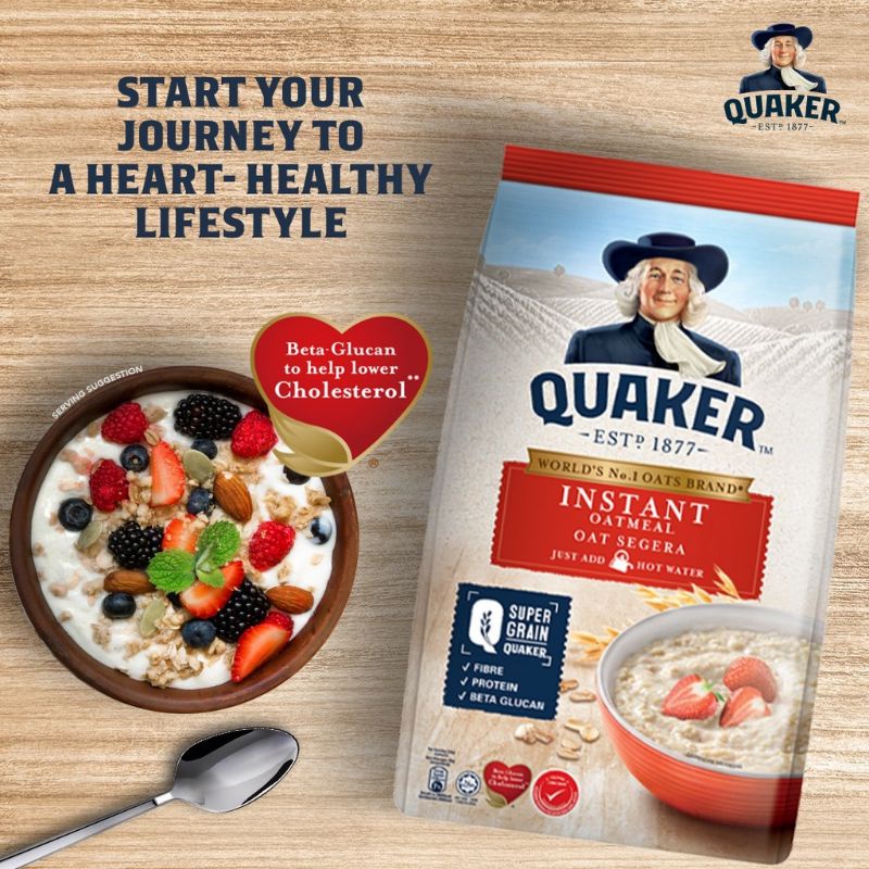 Quaker INSTANT OATMEAL QUAKER INSTANT OATMEAL 800g/1Kg | Shopee Philippines