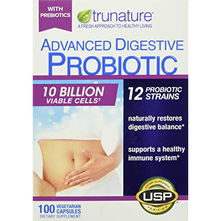 TruNature Advanced Digestive Probiotic 100 Capsules | Shopee Philippines