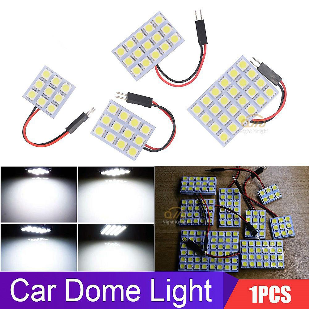 1Pcs Car Panel Reading Map Lamp 5050 6 9 12 15 24 36 48 LED SMD Dome ...