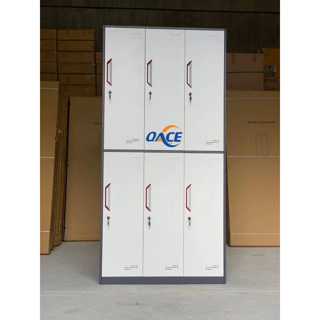 6 doors steel locker with hanger - B6D(NOT ASSEMBLED 185*90*45CM ...