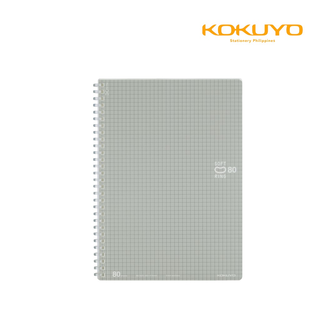 Kokuyo SU-SV308S5-C Soft Ring Notebook, 80 Sheets, B5, Grid Ruled | Shopee Philippines
