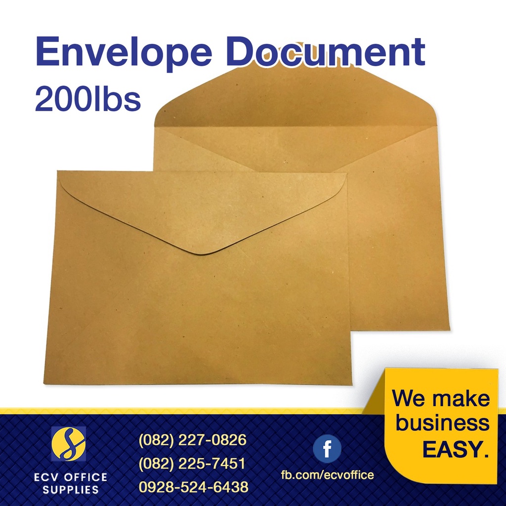 Envelope Document Long/Short sold by 50s | Shopee Philippines