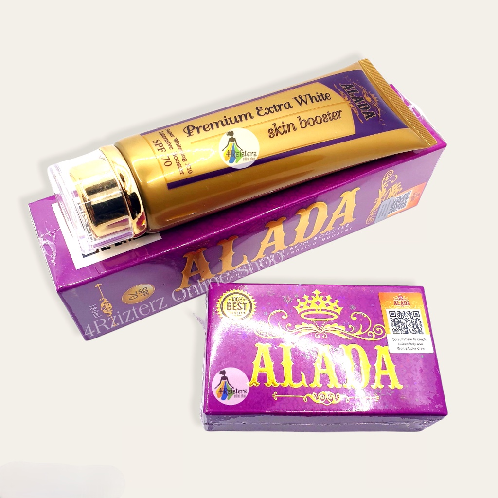ALADA INSTANT WHITENING SOAP AND PREMIUM EXTRA WHITE SKIN BODY BOOSTER ...