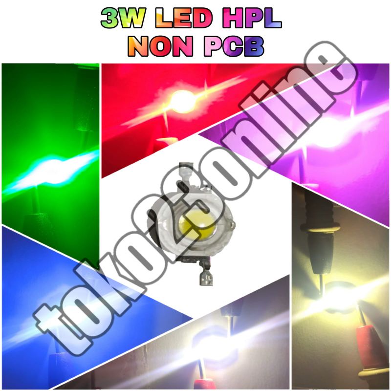 3w NON PCB HPL LED/NON PCB UV HPL LED/NON PCB HPL LED/3W 3W NON PCB HPL ...