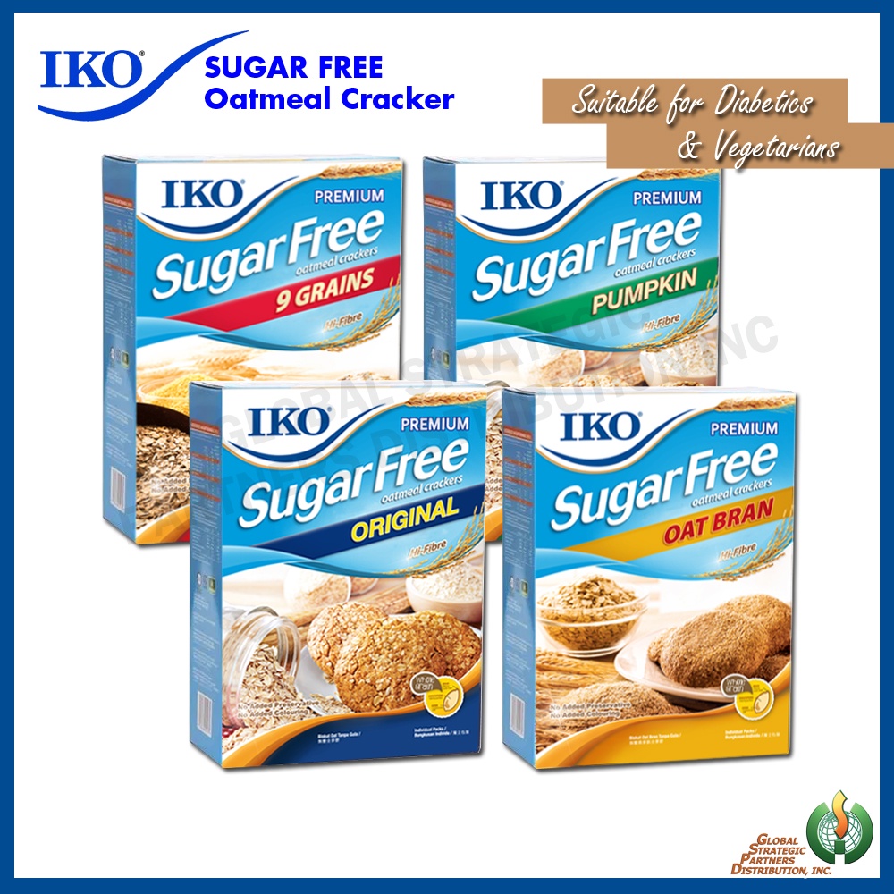 IKO Sugar Free Oatmeal Crackers 178gms | Shopee Philippines