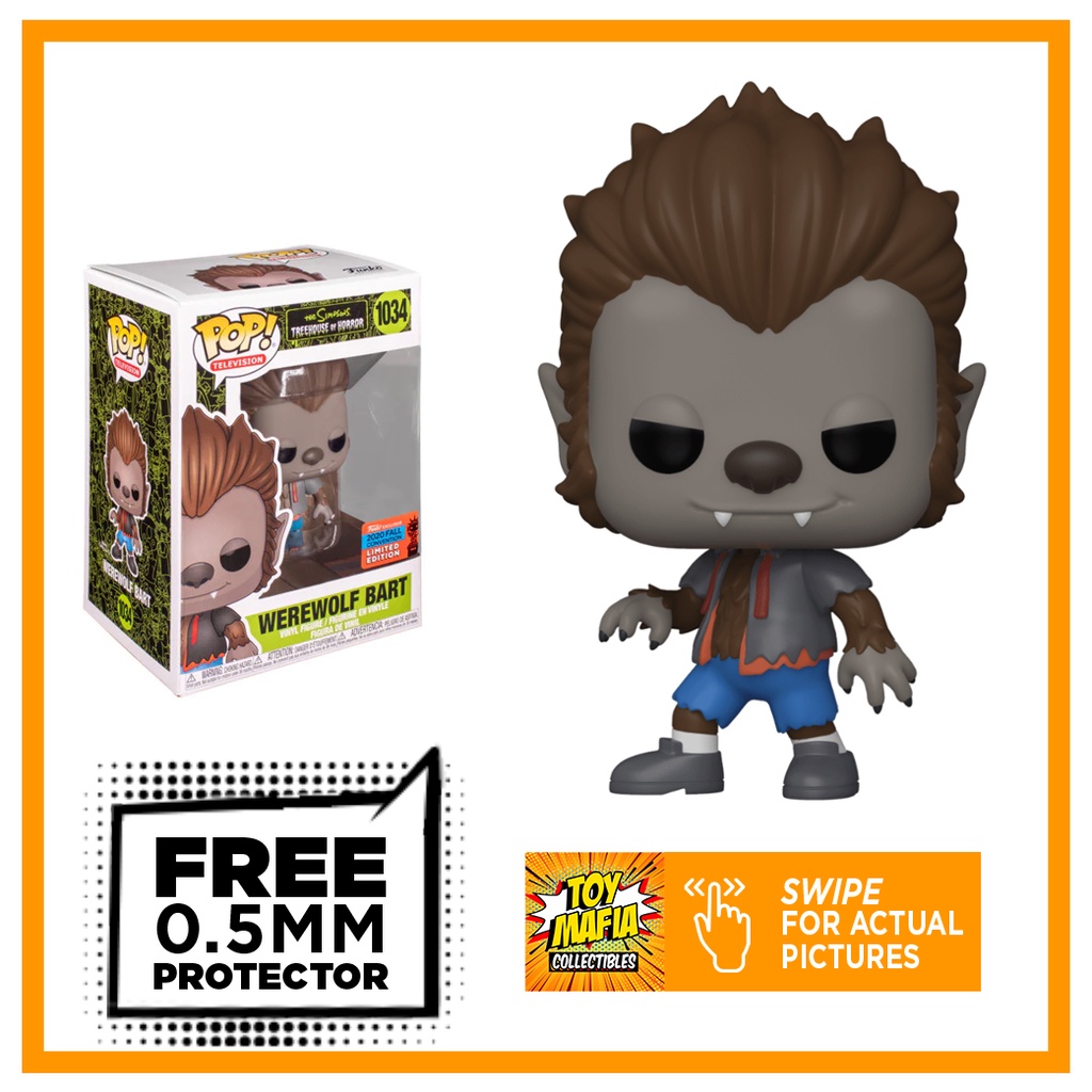Werewolf Bart 1034 - The Simpsons Treehouse Horror Funko Pop! Shared ...