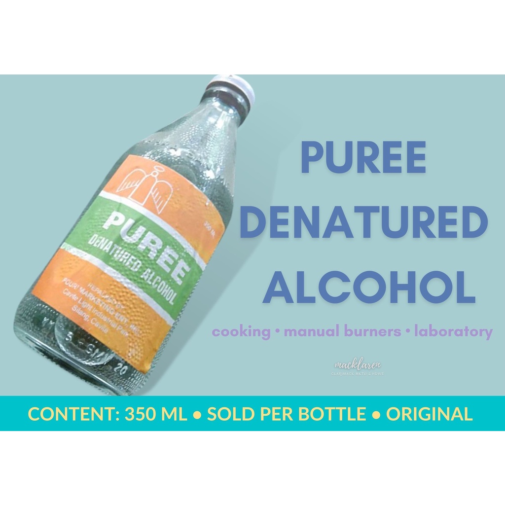 Alcohol Denatured Puree 350 ml • General Fuel and Varnish Thinner ...
