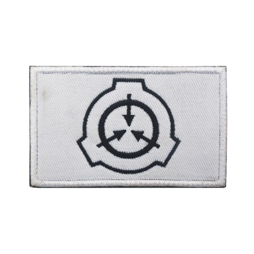 1pcs Embroidery SCP Foundation Velcro Patch Tactical Battle Badge ...