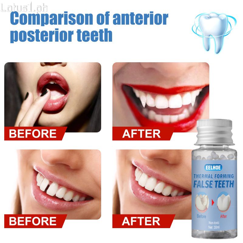 Makeup Denture DIY Halloween Supplies Role-Playing Eelhoe Plastic ...