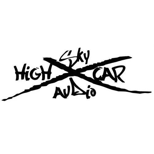 Sky High Car Audio sticker VINYL DECAL Automobile Car Stereo System ...